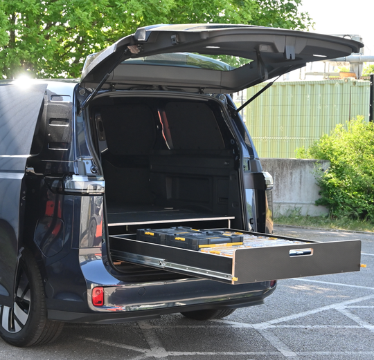 VW ID Buzz Cargo | Compact | Rear System | Single Drawer – Van Storage ...